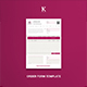 Order Form Template by Keboto | GraphicRiver