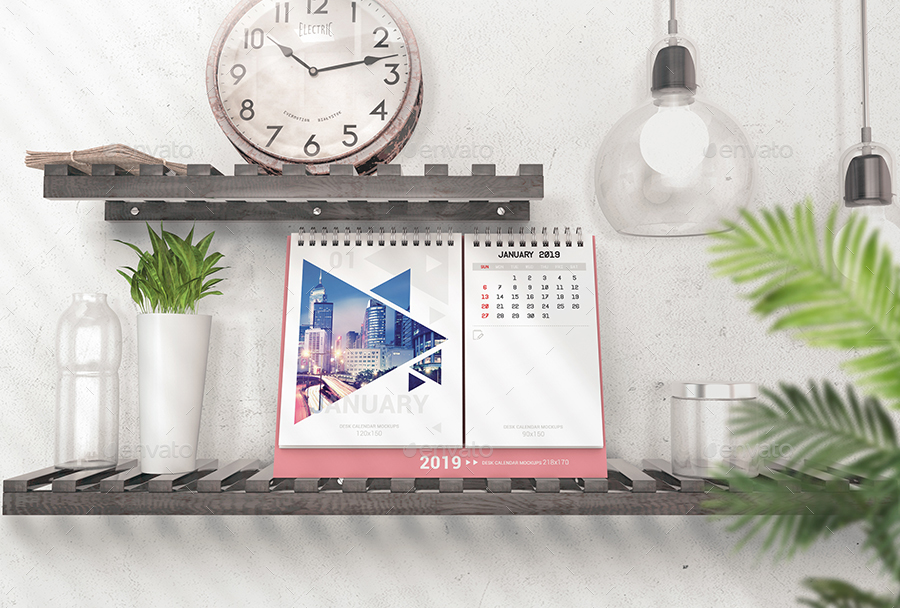 Various Desktop Calendars Mockup, Graphics | GraphicRiver