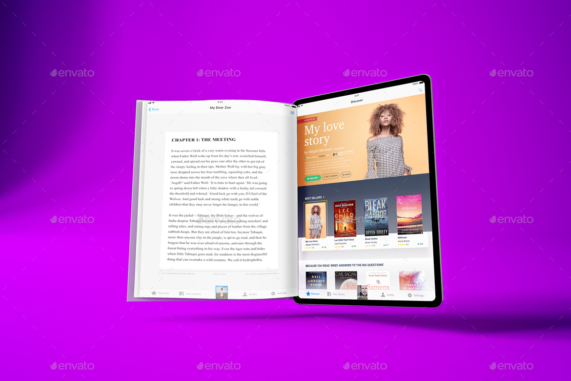 Book Tablet Pro, Graphics | GraphicRiver
