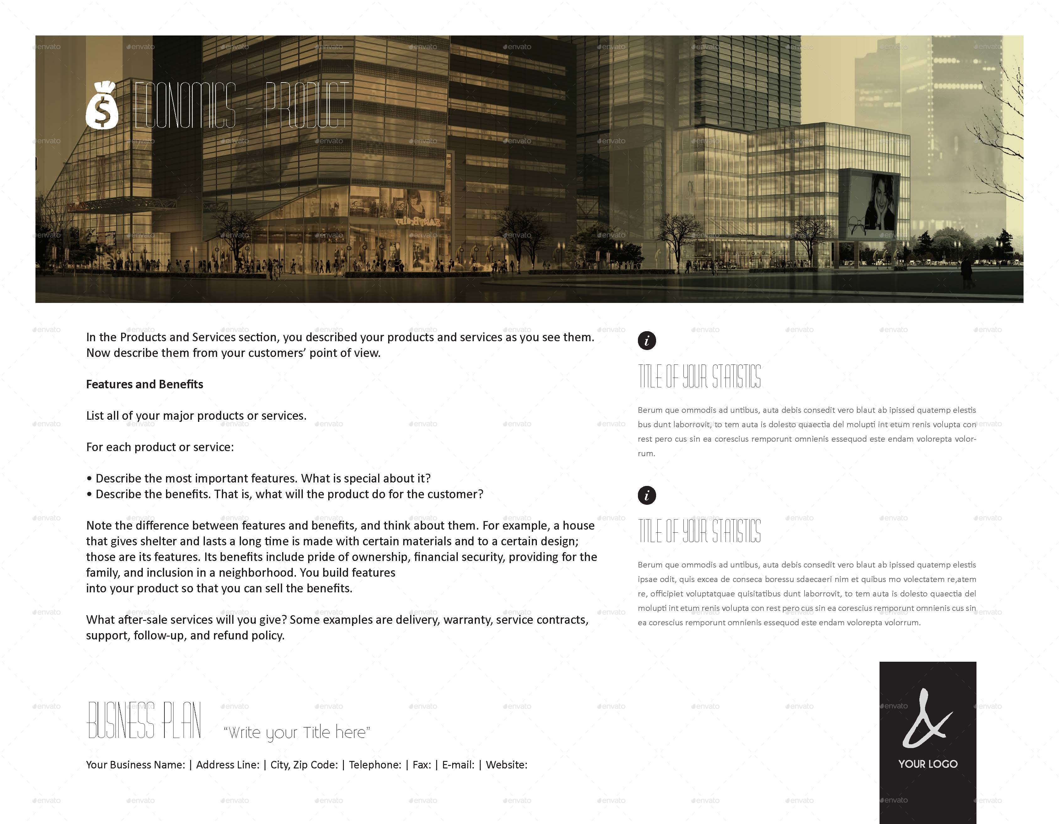 53 Pages Full Business Plan Template - U.S. Letter by Keboto | GraphicRiver