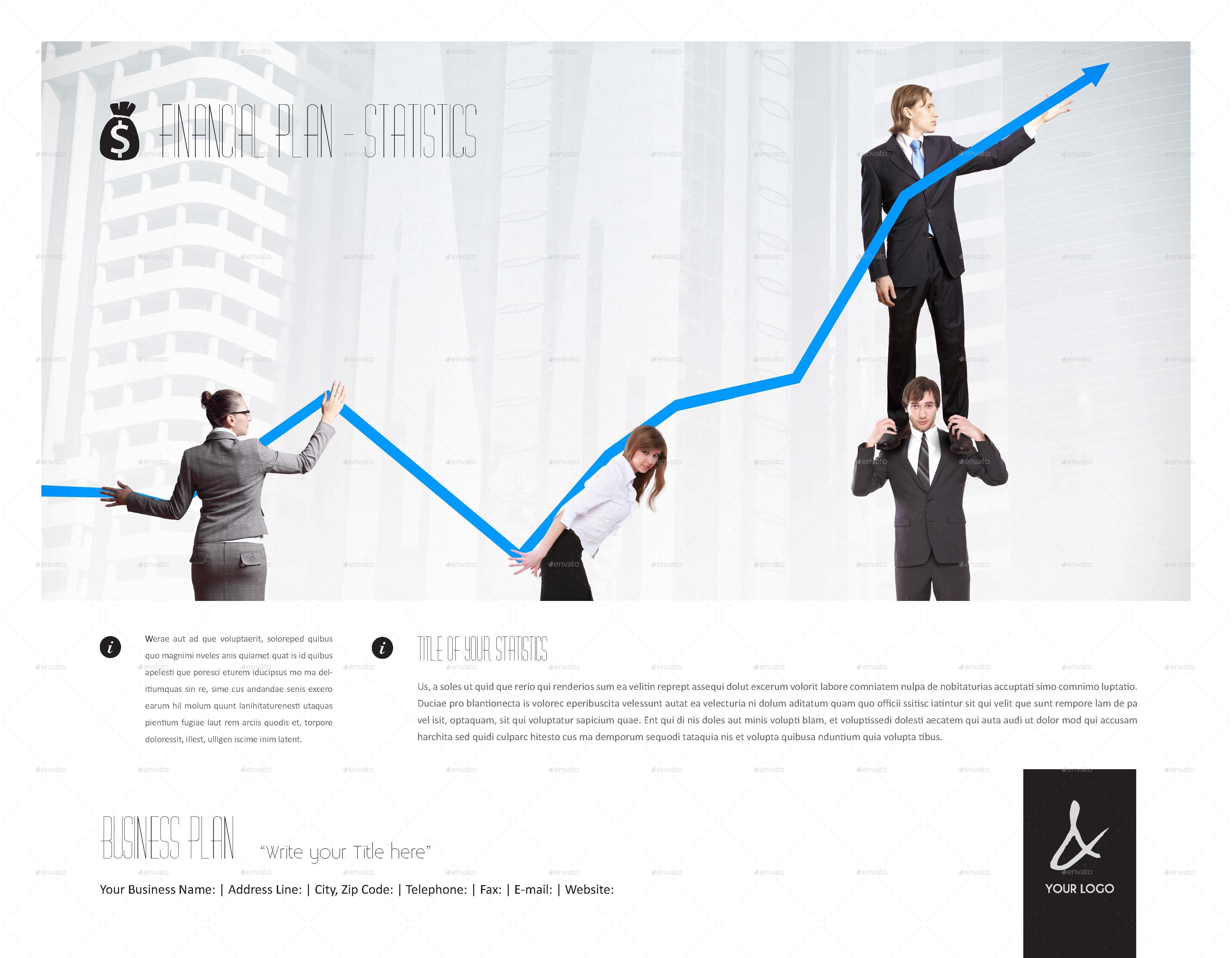 53 Pages Full Business Plan Template - U.S. Letter by Keboto | GraphicRiver