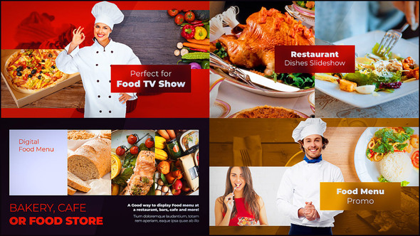 Food Slideshow, After Effects Project Files | VideoHive