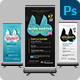 Conference / Talk Event Roll Up Banner, Print Templates | GraphicRiver