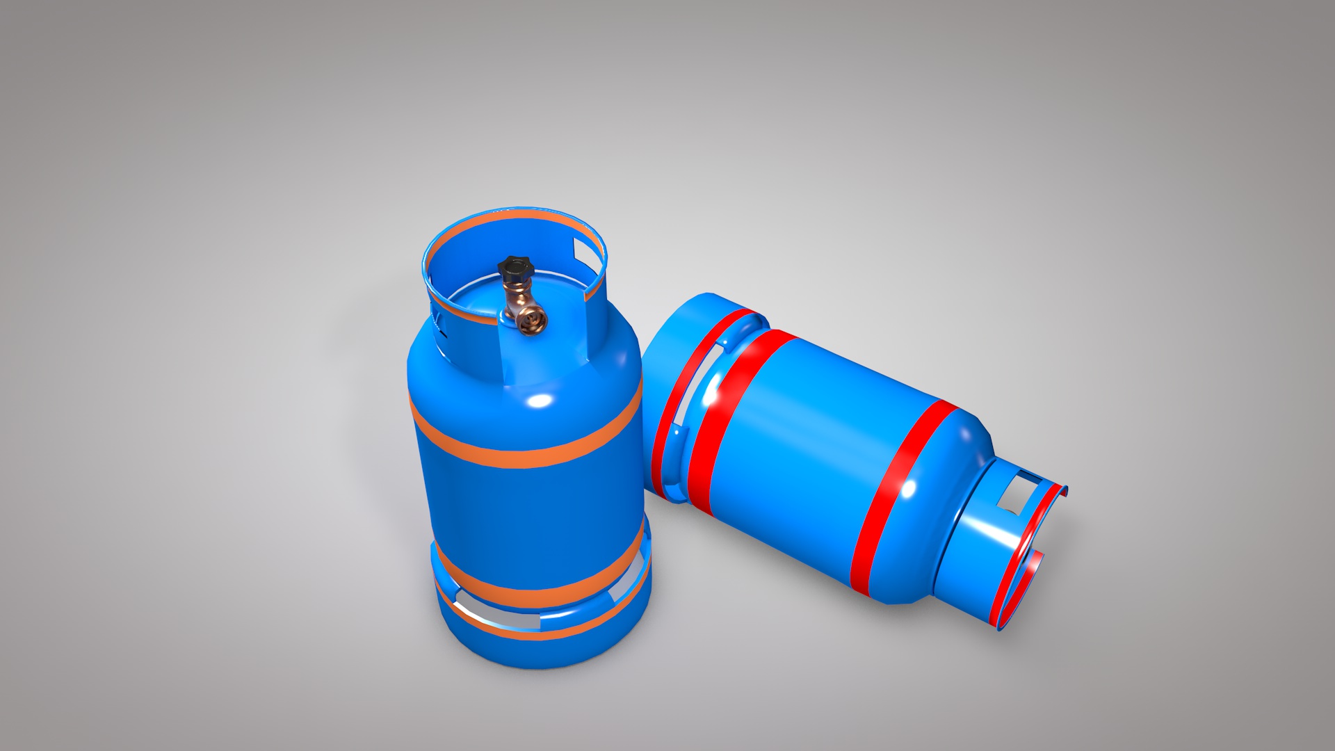 Gas Cylinder 3d Model by ahadulhasan | 3DOcean
