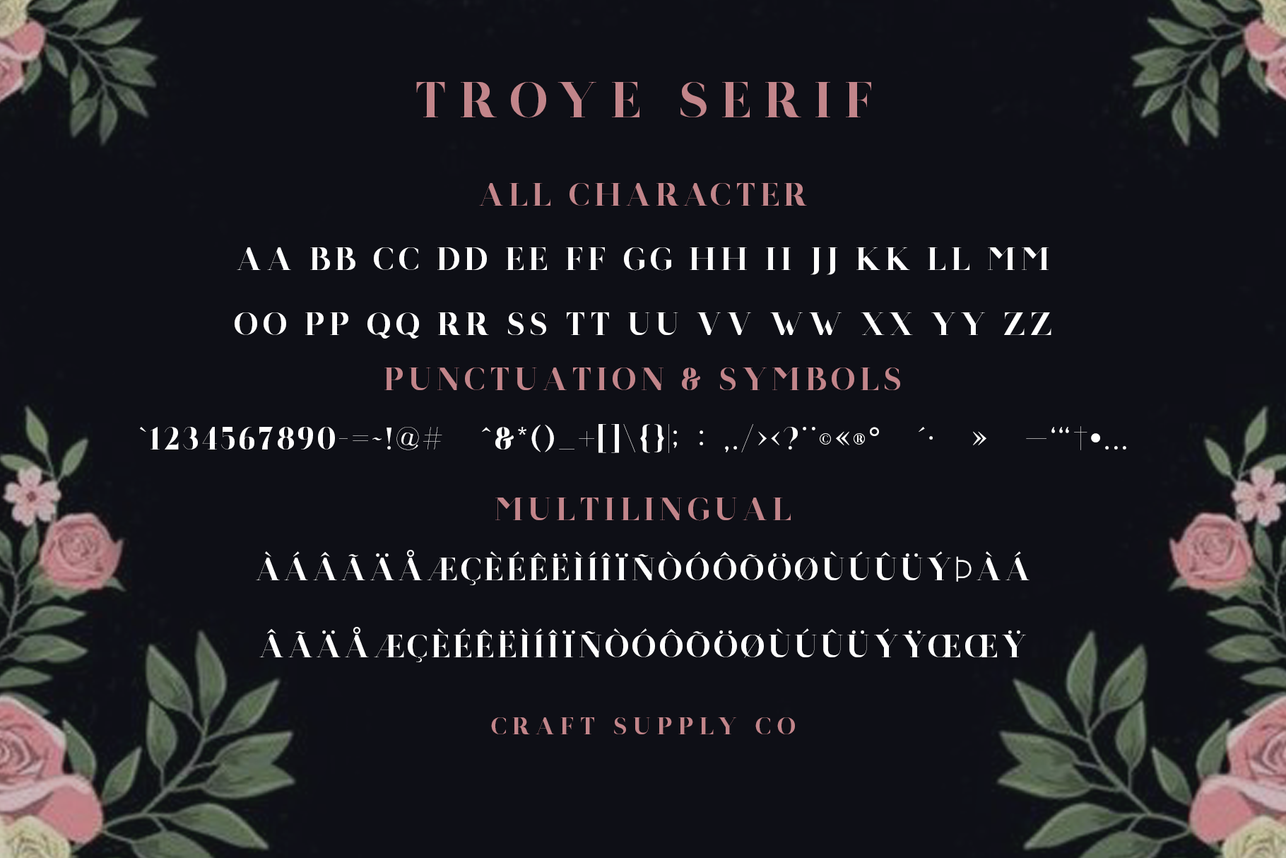 Troye Font Trio - Clean & Luxury, Fonts | GraphicRiver
