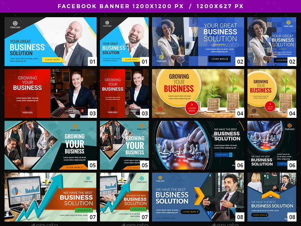 Facebook Banners, Web Elements | GraphicRiver