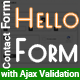 Hello Form - PHP Working Ajax Contact Form with Validation by mgscoder