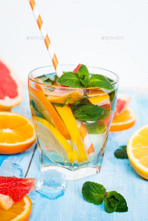 Ice citrus drink Stock Photo by Nadianb | PhotoDune