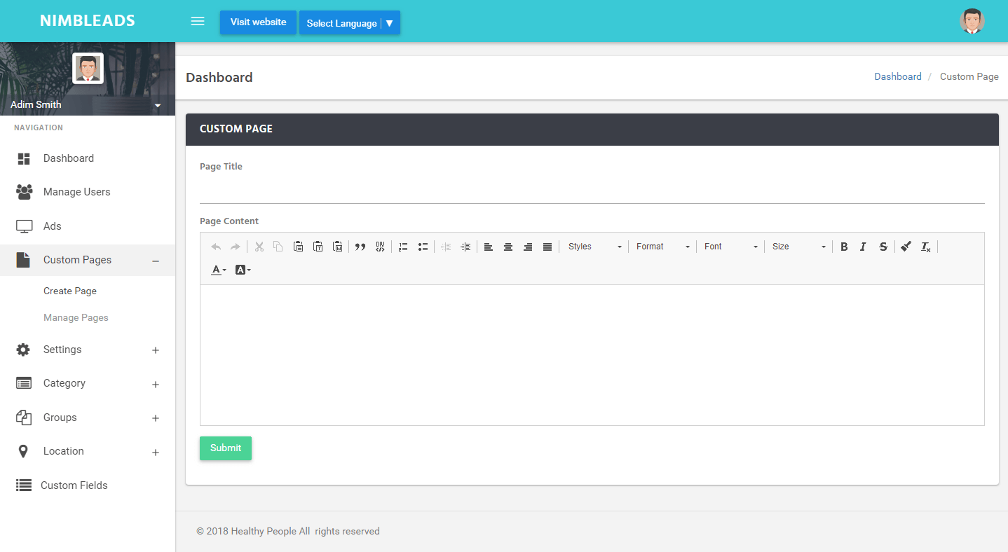 Nimble Classified Ads Script Php And Laravel Geo Classified Advertisement Cms By Promotionking