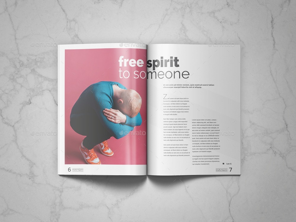 Clean & Simple Magazine Vol.7, Print Templates | GraphicRiver