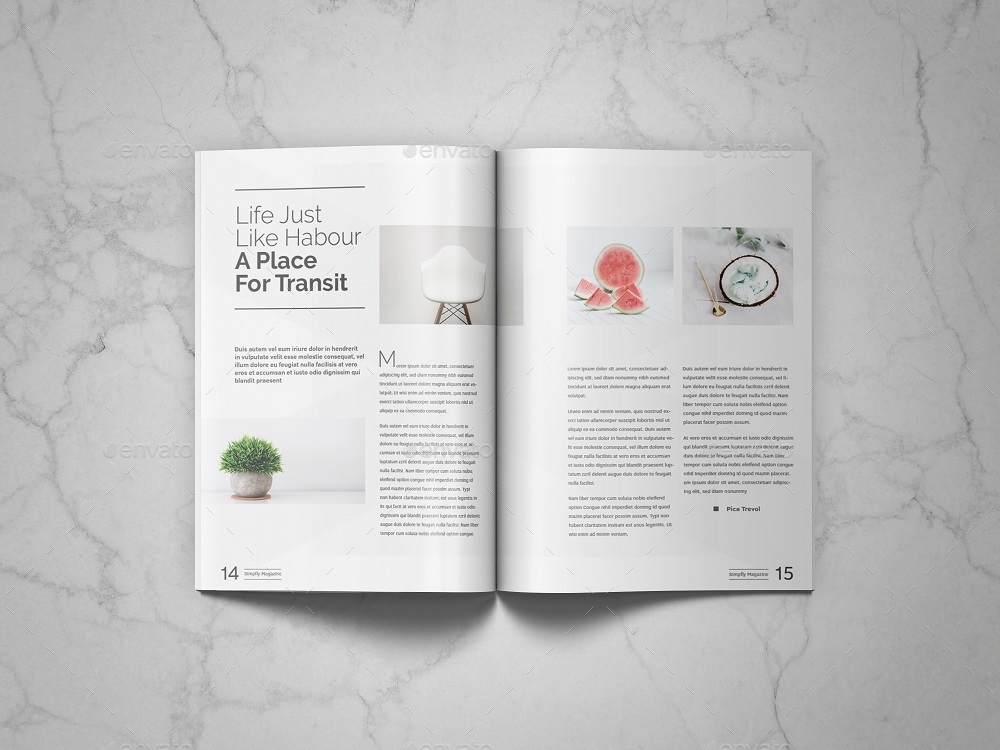 Clean & Simple Magazine Vol.7, Print Templates | GraphicRiver