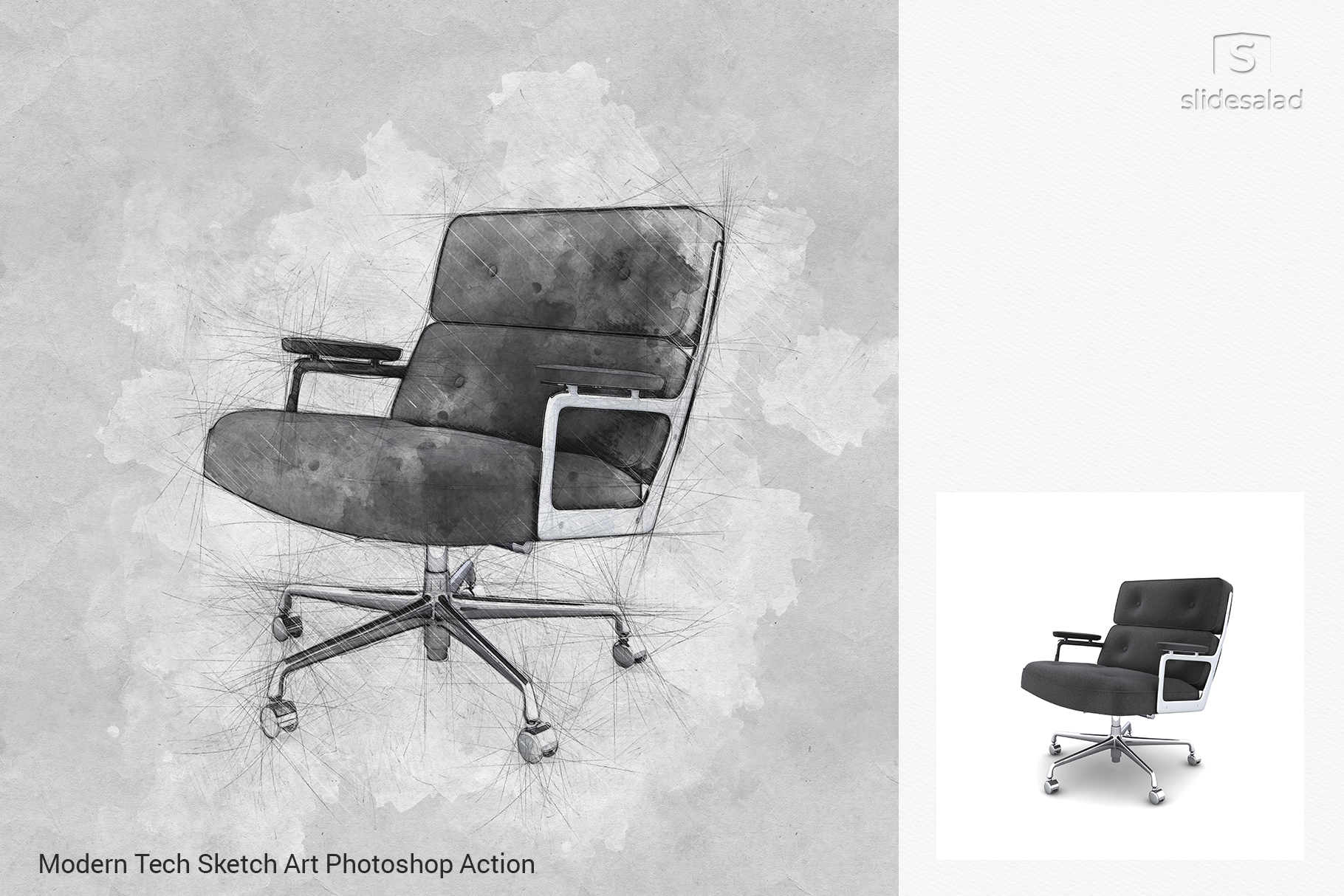 Modern Tech Sketch Art Photoshop Action, Add-ons | GraphicRiver