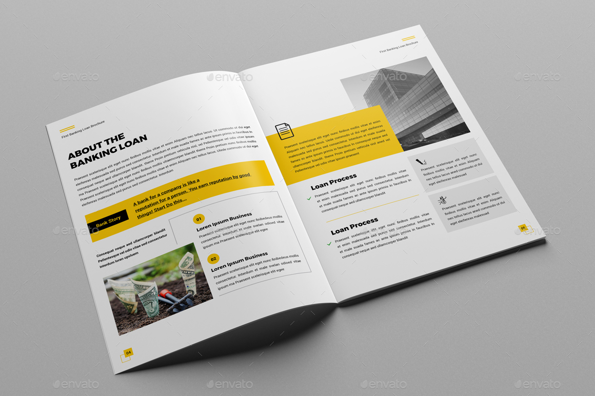 Personal Loan / Banking Brochure, Print Templates | GraphicRiver