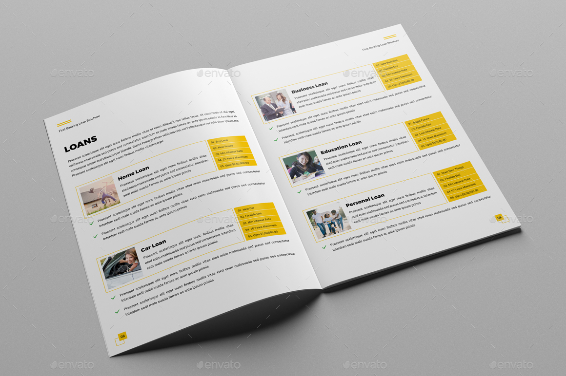 Personal Loan / Banking Brochure, Print Templates | GraphicRiver