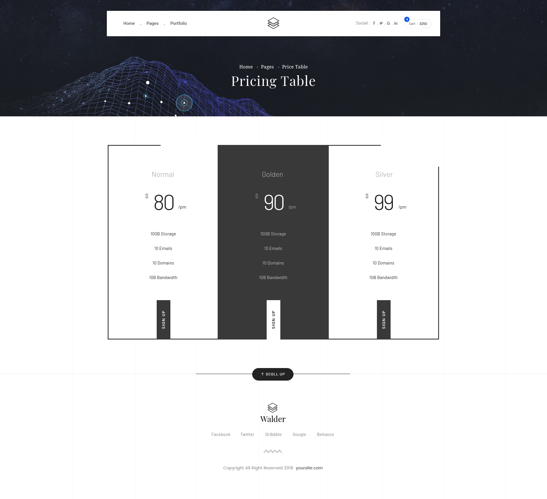 Walder - Creative & Clean Multipurpose Template by noxitheme | ThemeForest