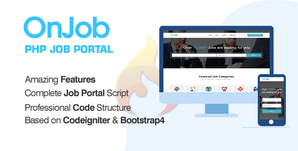 OnJob - PHP Job Portal Application by codeglamour | CodeCanyon