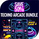 Techno Arcade Bundle 2019, Print Templates | GraphicRiver