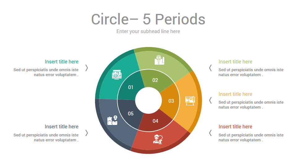 Circle Infographics PowerPoint Template Diagrams by CiloArt | GraphicRiver