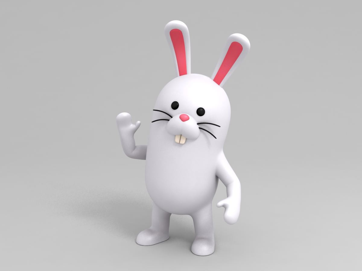 Rigged Rabbit by BariaCG | 3DOcean