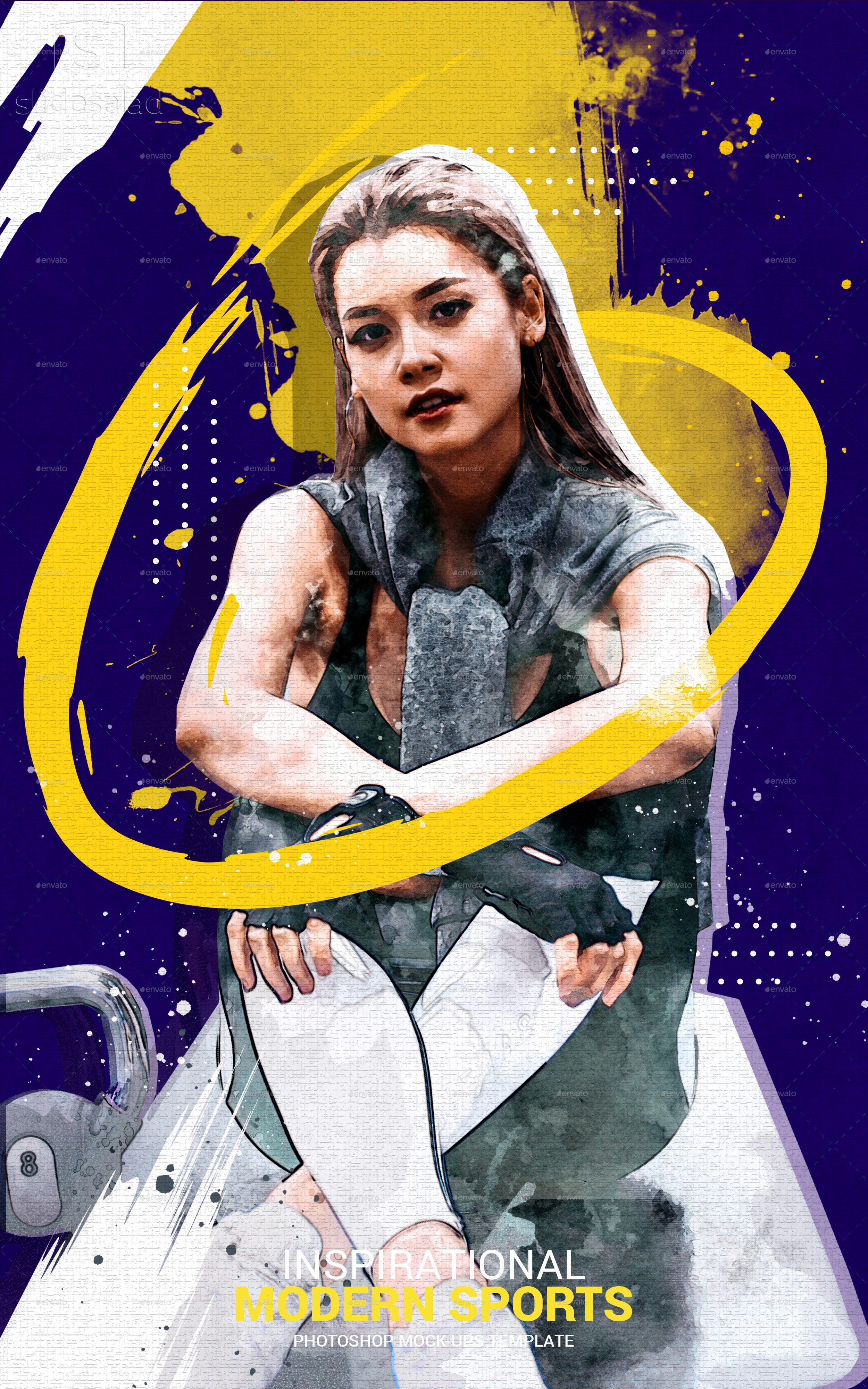 Modern Sports Photoshop Template Mock-Ups, Graphics | GraphicRiver