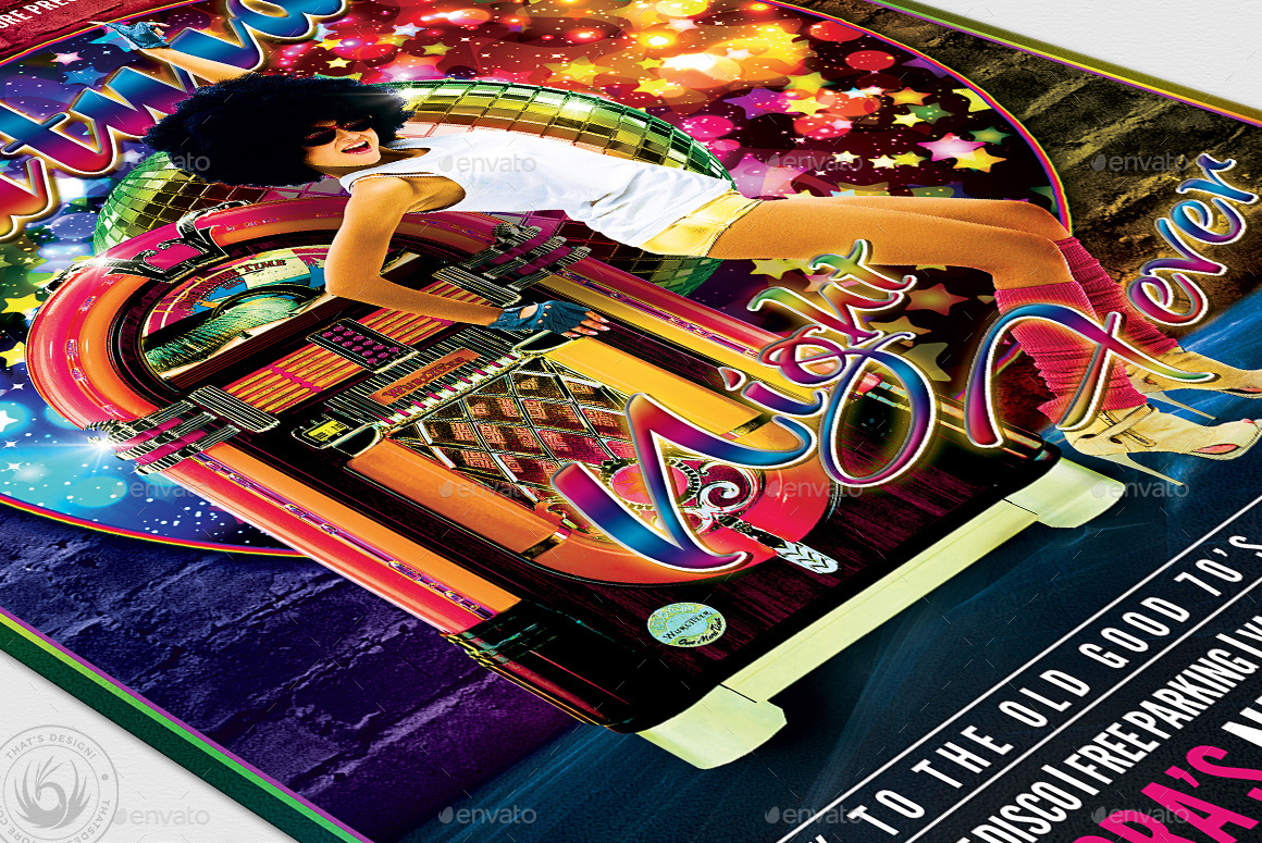 Saturday Night Fever Flyer Template, Print Templates | GraphicRiver