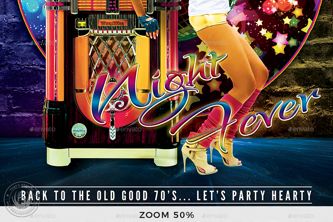 Saturday Night Fever Flyer Template, Print Templates | GraphicRiver