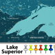 Map of Lake Superior, Vectors | GraphicRiver