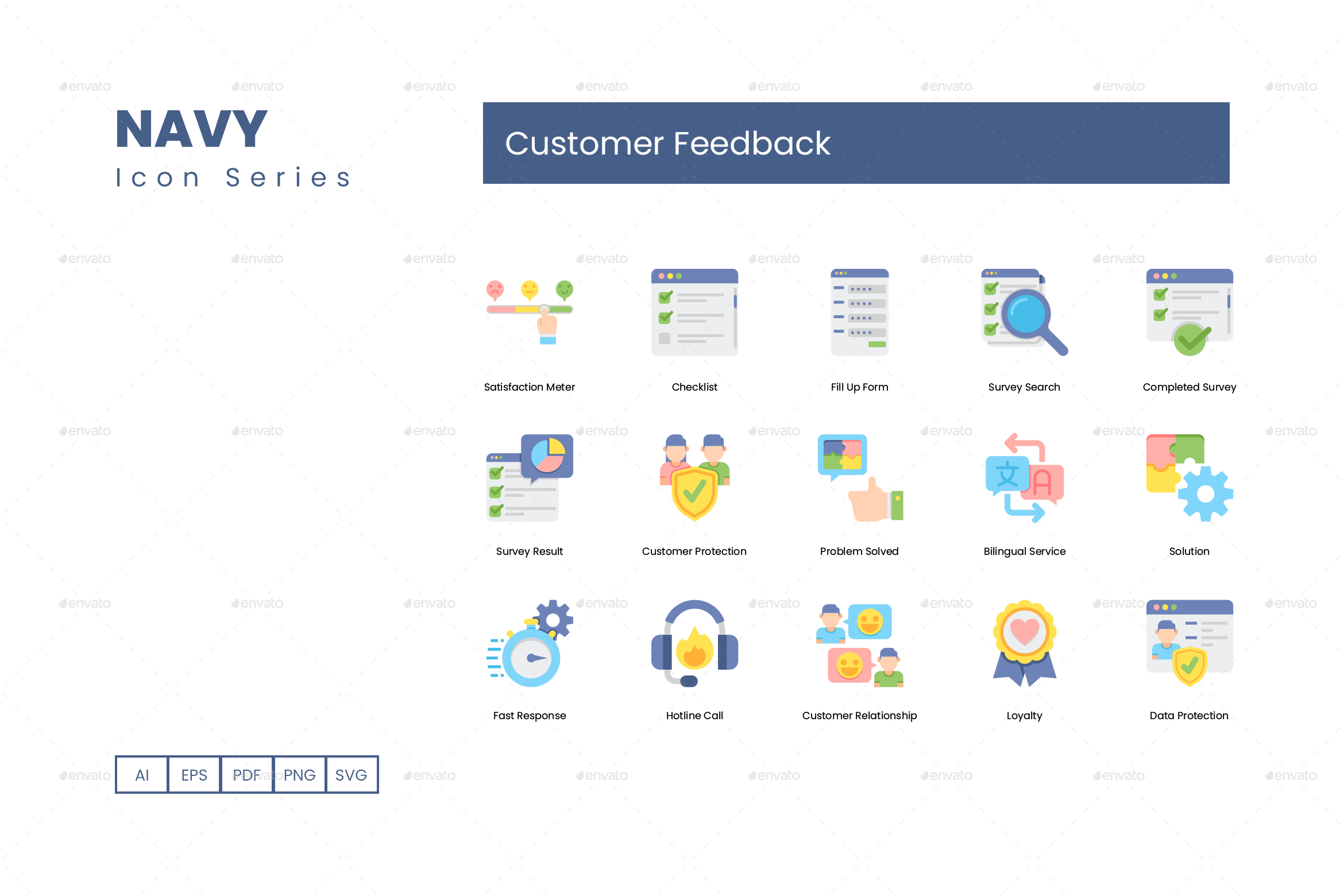 Customer Feedback Icons, Icons | GraphicRiver
