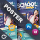 Kids School Poster Templates, Print Templates | GraphicRiver