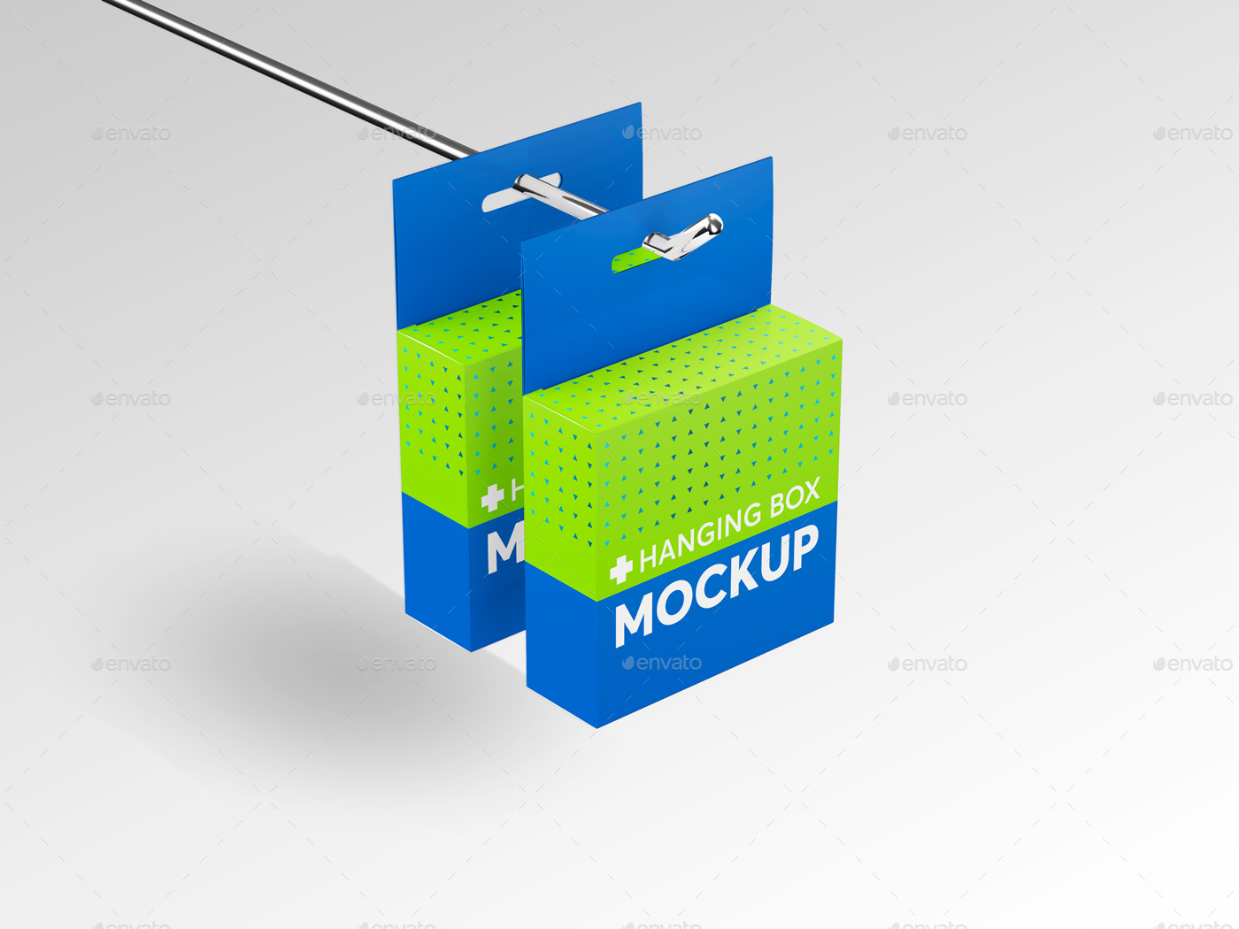 Hanging Flat Square Box Mockups, Graphics | GraphicRiver