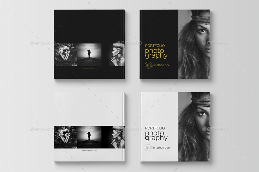 Square Photography Portfolio, Print Templates | GraphicRiver