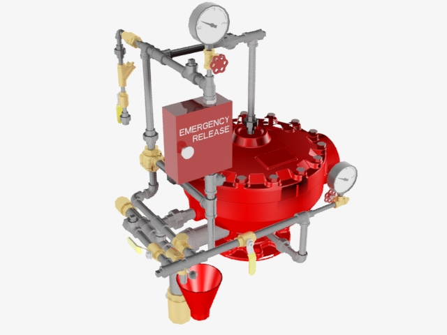 Deluge Valve Conventional Trim by kropion | 3DOcean