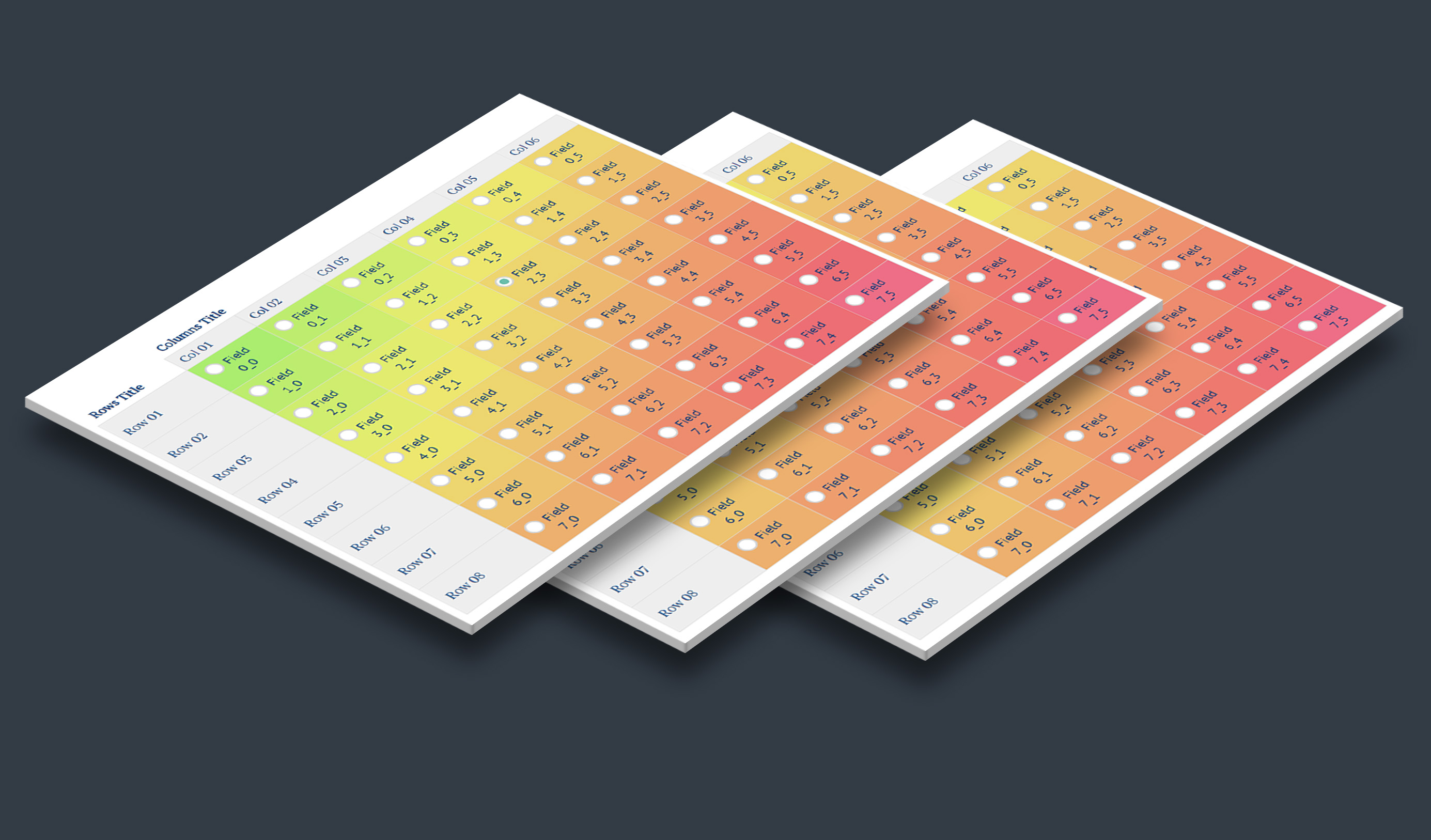 Radio Table Matrix for Gravity Forms by rocketboot | CodeCanyon