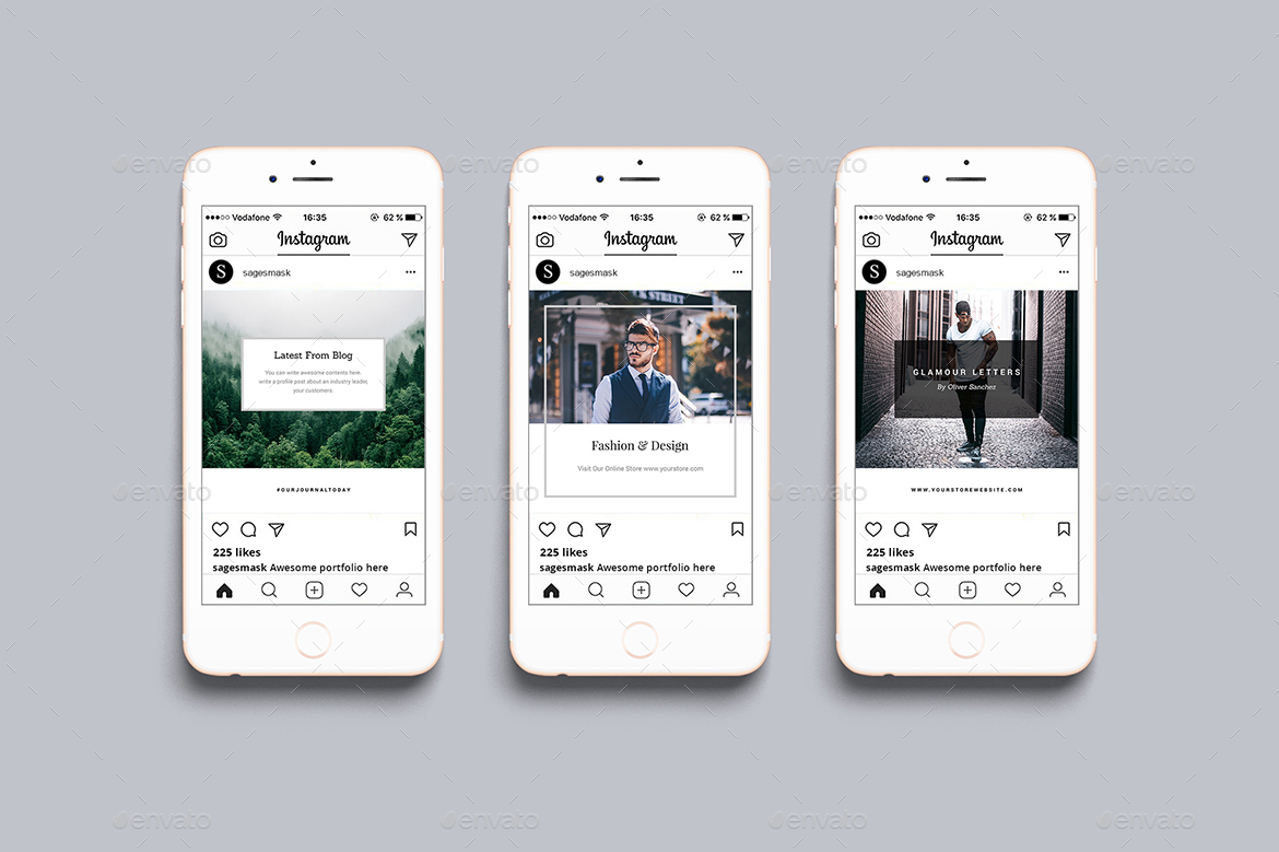 Social Media Post Vol. 8, Web Elements | GraphicRiver