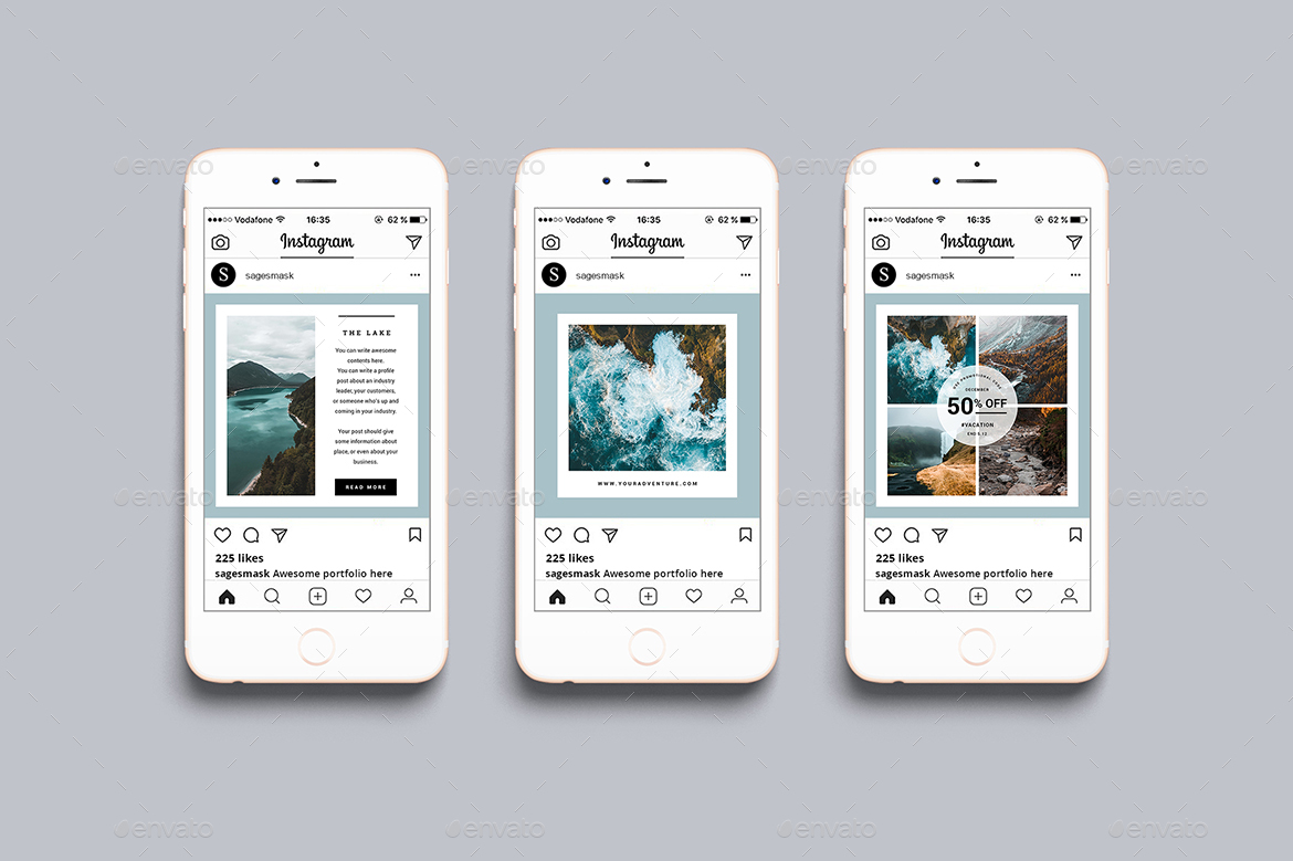 Social Media Post Vol. 12, Web Elements | GraphicRiver
