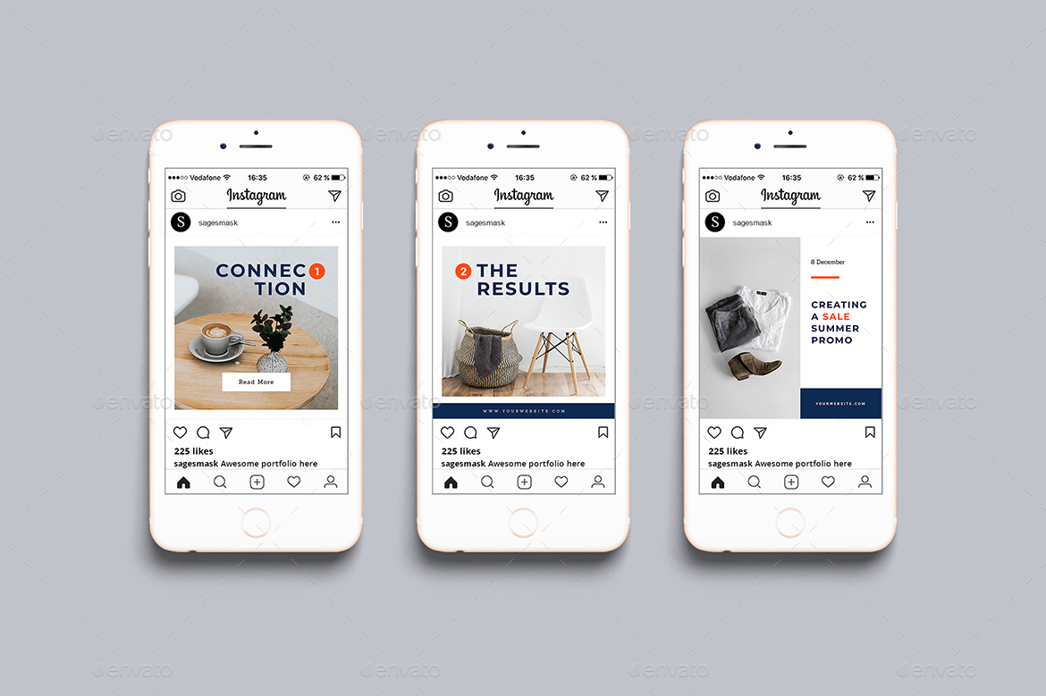 Social Media Post Vol. 17, Web Elements | GraphicRiver