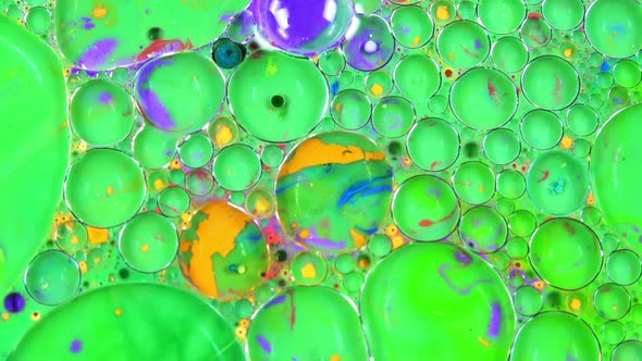 Abstract Colorful Invert Paint Bubbles Galactic Exploding Texture 3 ...
