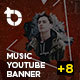8 Creative Music YouTube Banners, Web Elements | GraphicRiver