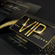 Multipurpose Gold Vip Card, Print Templates | GraphicRiver