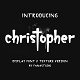 Christopher Font and texture version, Fonts | GraphicRiver