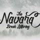 Navara - Brush Font, Fonts | GraphicRiver