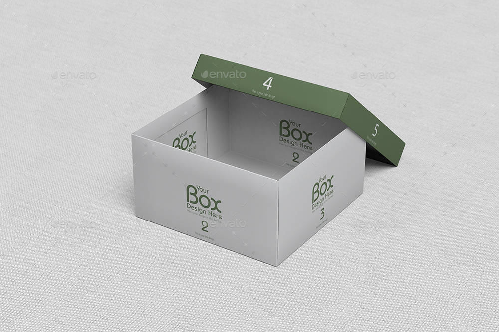 Square Box Mockups, Graphics | GraphicRiver
