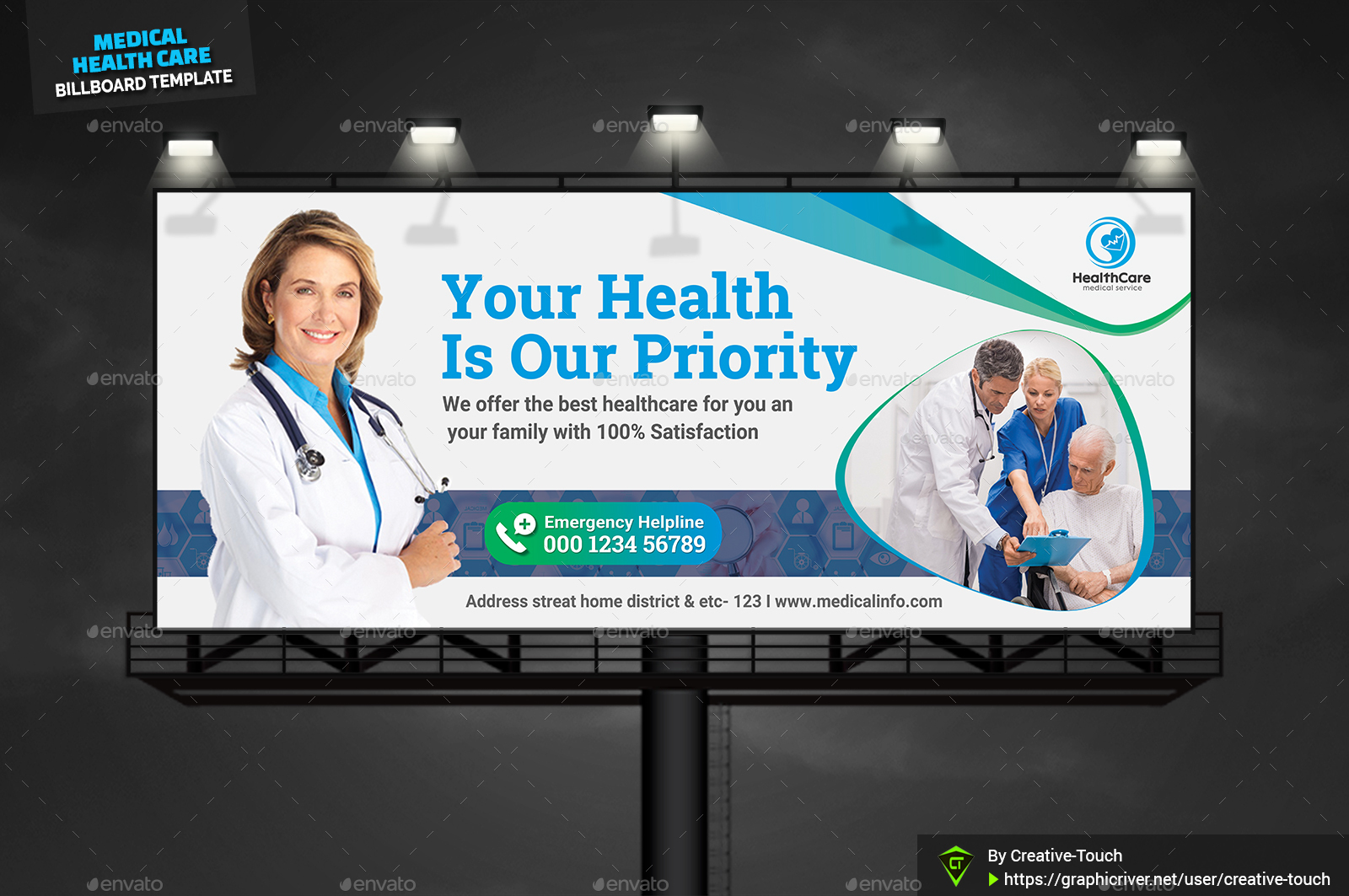 Medical Health Care Advertising Bundle, Print Templates | GraphicRiver
