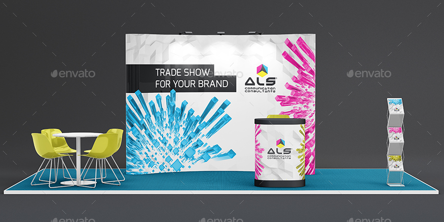 02 Trade Show Booth Mock-up 4x3, Graphics | GraphicRiver