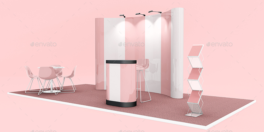 02 Trade Show Booth Mock-up 4x3, Graphics | GraphicRiver