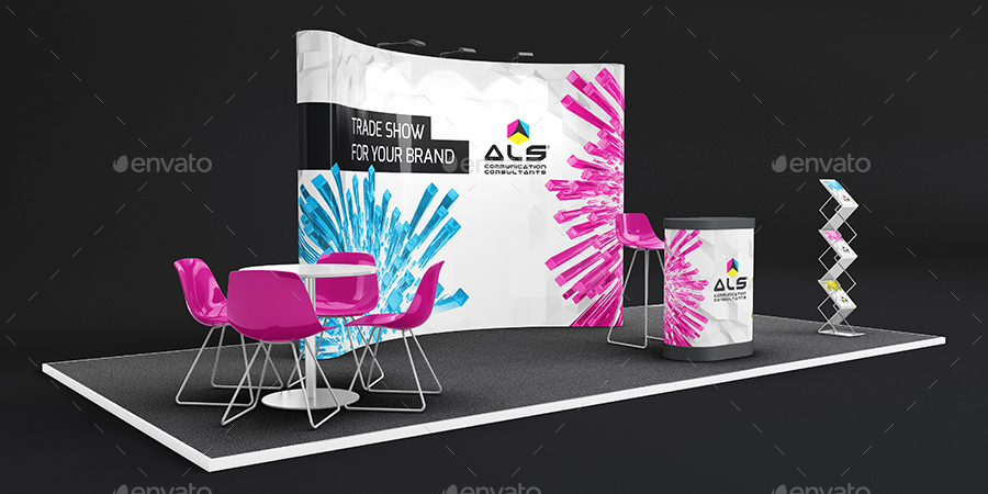 02 Trade Show Booth Mock-up 4x3, Graphics | GraphicRiver