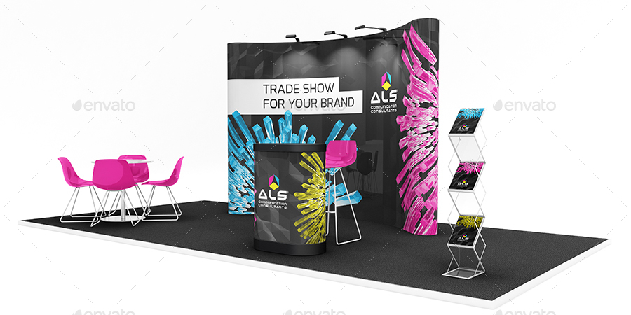 02 Trade Show Booth Mock-up 4x3, Graphics | GraphicRiver