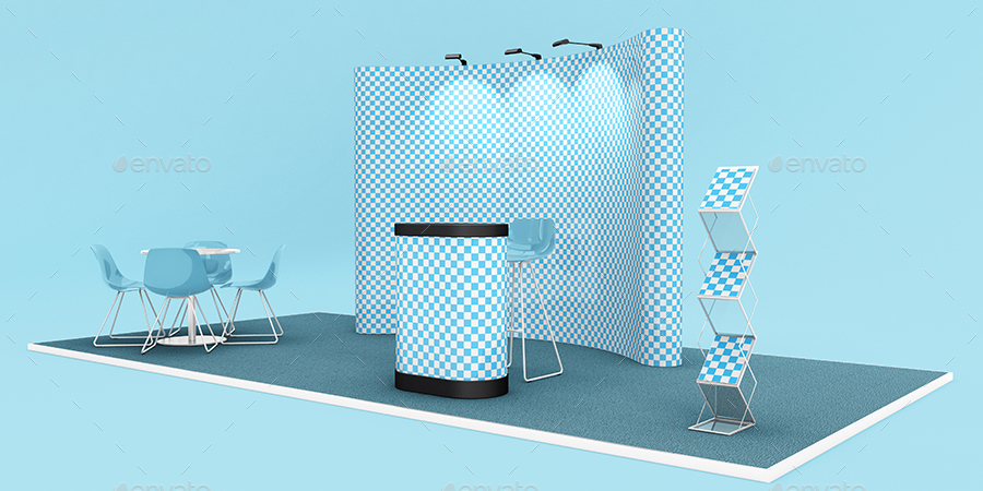 02 Trade Show Booth Mock-up 4x3, Graphics | GraphicRiver
