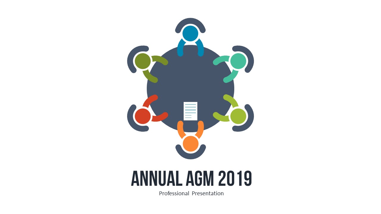 Annual AGM 2019 Premium Powerpoint Template, Presentation Templates