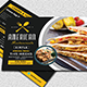 Restaurant Menu Postcard, Print Templates | GraphicRiver